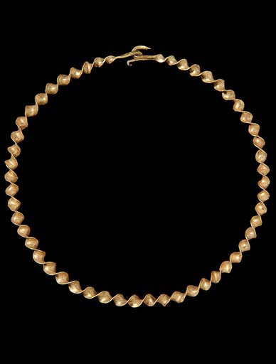 Gold torc, Scotland | Pitt Rivers Museum